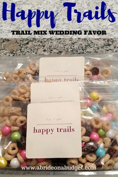 happy-trails-trail-mix-wedding-favor wedding - The Savvy Age