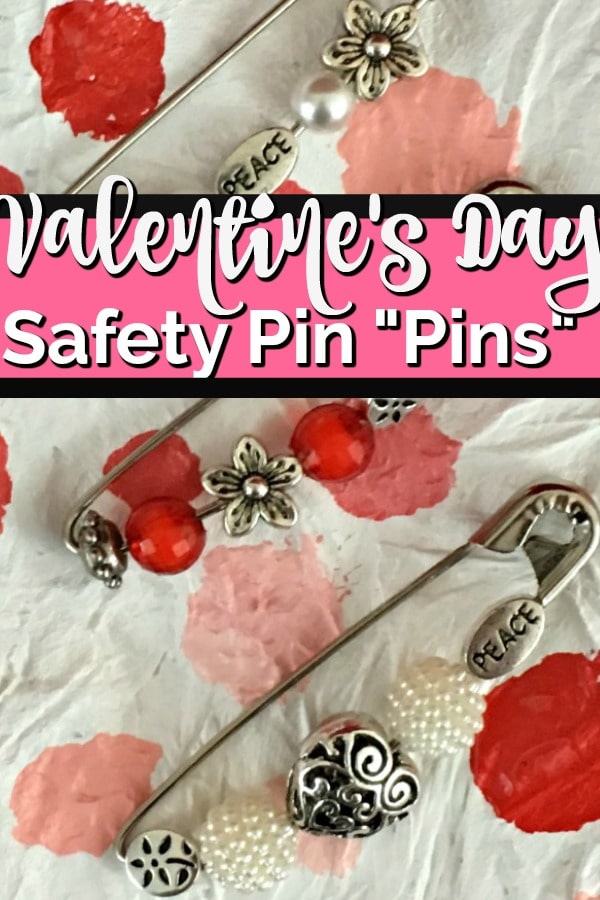 Valentine's Day Safety Pin Jewelry - The Savvy Age