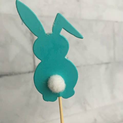 Easy Bunny Cupcake Topper With Printable - The Savvy Age