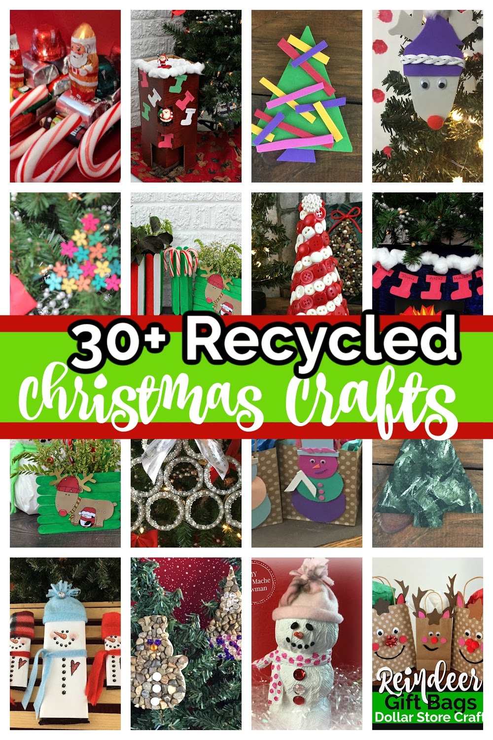 30+ Recycled Christmas Crafts - The Savvy Age