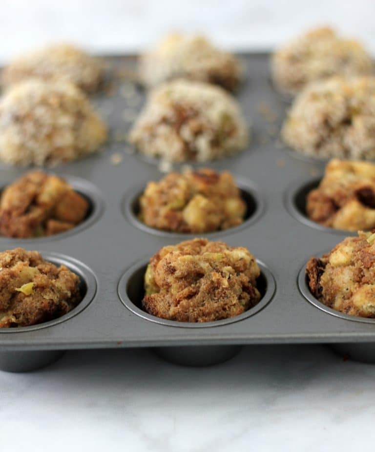 Grandma's Mini Stuffing Balls - Leftover Thanksgiving Stuffing - The ...